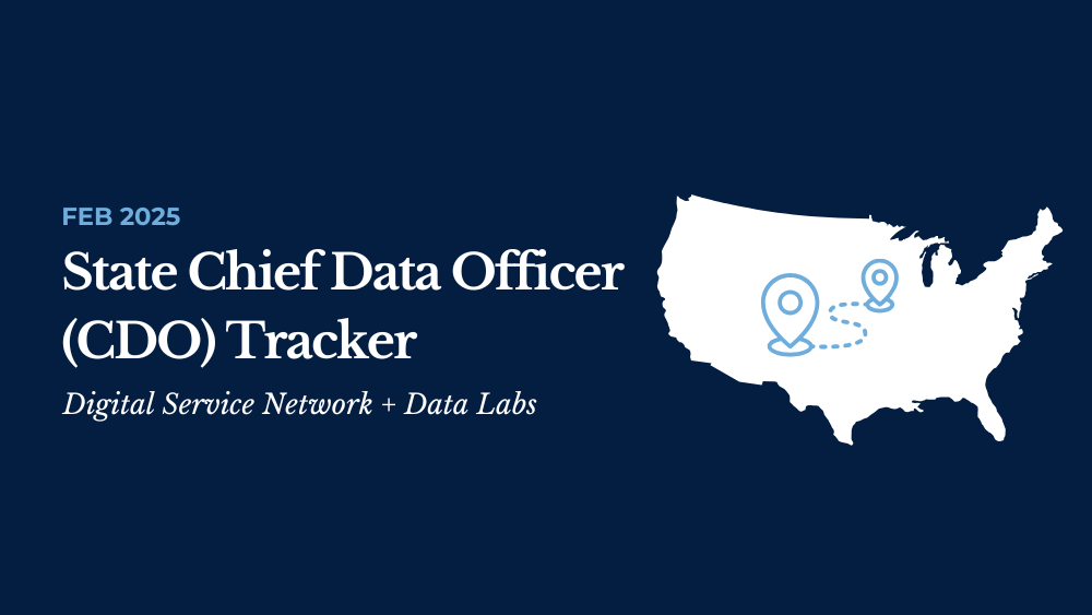 Announcing the State Chief Data Officer Tracker - Beeck Center